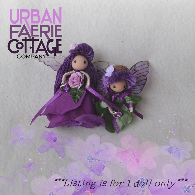 June Birthday Fairy, Fairy doll, flower fairy, small Fuchsia fairy ...